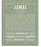Jamal | Name Art Print – Name Stories