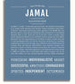 Jamal | Name Art Print – Name Stories