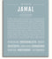 Jamal Personalized Name Meaning Art Prints – Name Stories