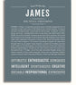 James | Name Art Print – Name Stories