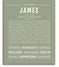 James | Name Art Print – Name Stories