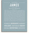 James | Name Art Print – Name Stories