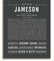 Jameson | Name Art Print – Name Stories