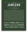 Jameson | Name Art Print – Name Stories