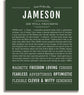 Jameson | Name Art Print – Name Stories