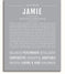 Jamie (female) | Name Art Print – Name Stories