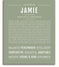 Jamie Personalized Name Meaning Art Prints – Name Stories
