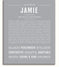 Jamie (male) | Name Art Print – Name Stories