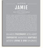 Jamie (male) | Name Art Print – Name Stories