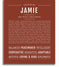 Jamie Personalized Name Meaning Art Prints – Name Stories