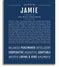 Jamie (male) | Name Art Print – Name Stories