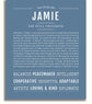 Jamie Personalized Name Meaning Art Prints – Name Stories