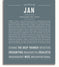 Jan (male) | Name Art Print – Name Stories