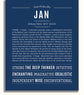 Jan (male) | Name Art Print – Name Stories