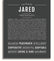 Jared | Name Art Print – Name Stories