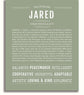 Jared | Name Art Print – Name Stories