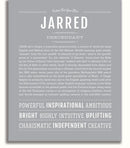 Jarred | Name Art Print – Name Stories