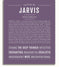 Jarvis | Name Art Print – Name Stories