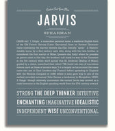 Jarvis | Name Art Print – Name Stories