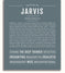 Jarvis Personalized Name Meaning Art Prints – Name Stories