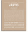 Jarvis | Name Art Print – Name Stories