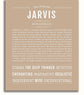 Jarvis | Name Art Print – Name Stories