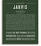 Jarvis | Name Art Print – Name Stories