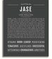 Jase | Name Art Print – Name Stories