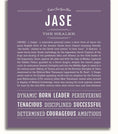Jase | Name Art Print – Name Stories