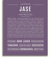 Jase | Name Art Print – Name Stories