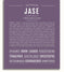 Jase | Name Art Print – Name Stories
