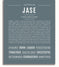 Jase | Name Art Print – Name Stories