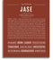 Jase | Name Art Print – Name Stories