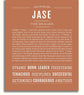 Jase | Name Art Print – Name Stories