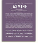 Jasmine | Name Art Print – Name Stories