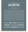 Jasmine | Name Art Print – Name Stories