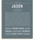 Jason | Name Art Print – Name Stories