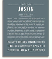 Jason | Name Art Print – Name Stories