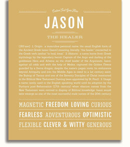 Jason | Name Art Print – Name Stories