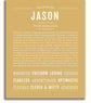 Jason | Name Art Print – Name Stories