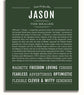 Jason | Name Art Print – Name Stories