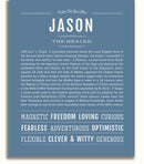 Jason | Name Art Print – Name Stories