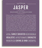 Jasper Personalized Name Meaning Art Prints – Name Stories