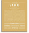 Jaxen | Name Art Print – Name Stories