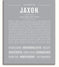 Jaxon | Name Art Print – Name Stories