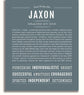 Jaxon | Name Art Print – Name Stories