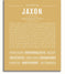 Jaxon | Name Art Print – Name Stories