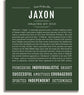 Jaxon | Name Art Print – Name Stories