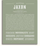 Jaxon | Name Art Print – Name Stories