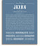 Jaxon | Name Art Print – Name Stories
